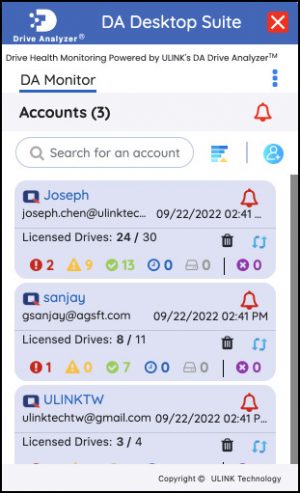 DA Desktop Suite User Interface